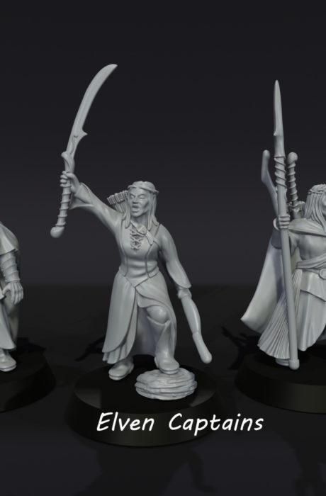 LOTR - Elf Captain With Reindeer - Day of Battle Games POD