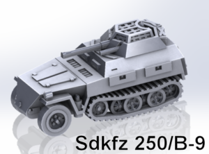 German - Sdkfz 250/B-9 Halftrack (3) - Day of Battle
