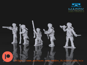 AWI Continental Light Dragoons Dismounted - Day of Battle